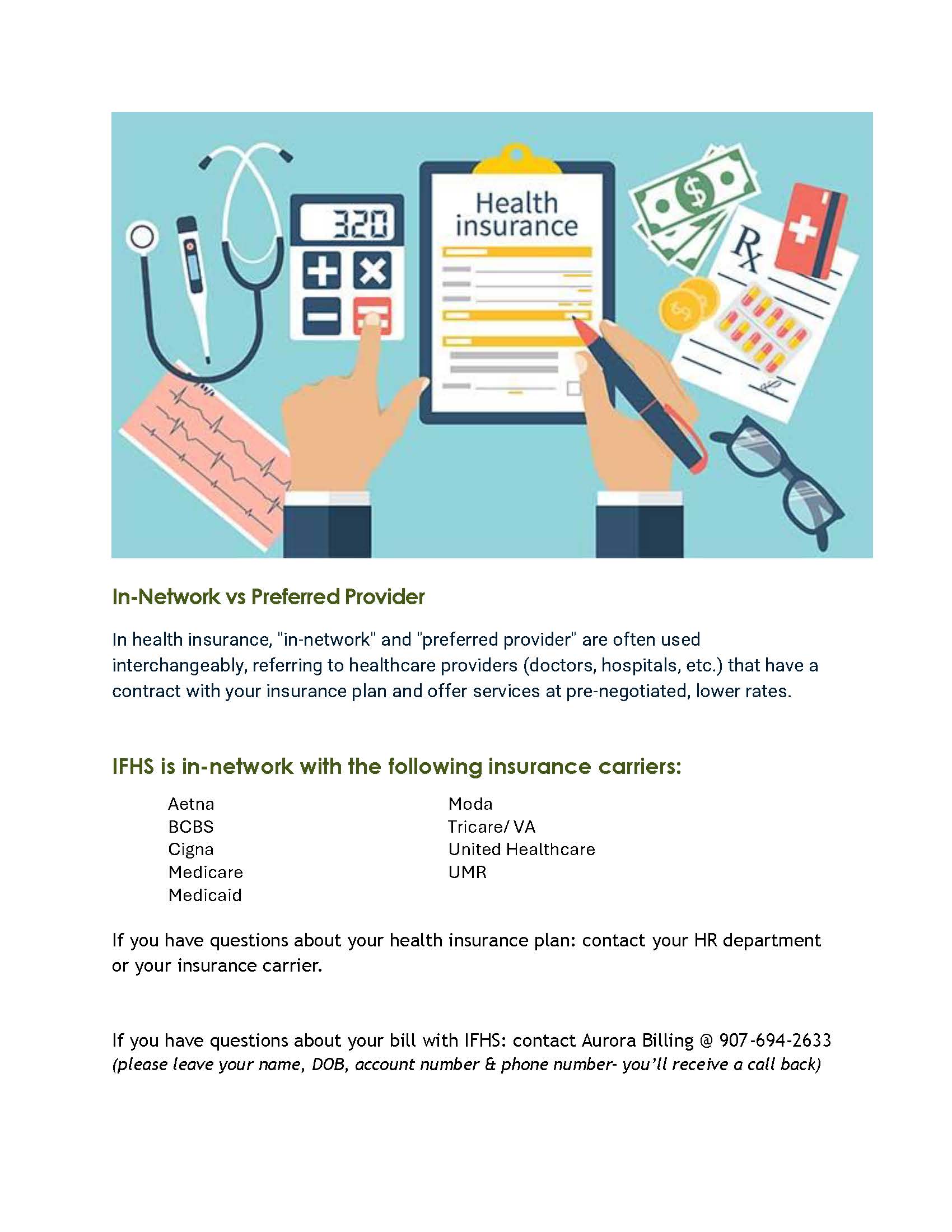 Billing – IFHS